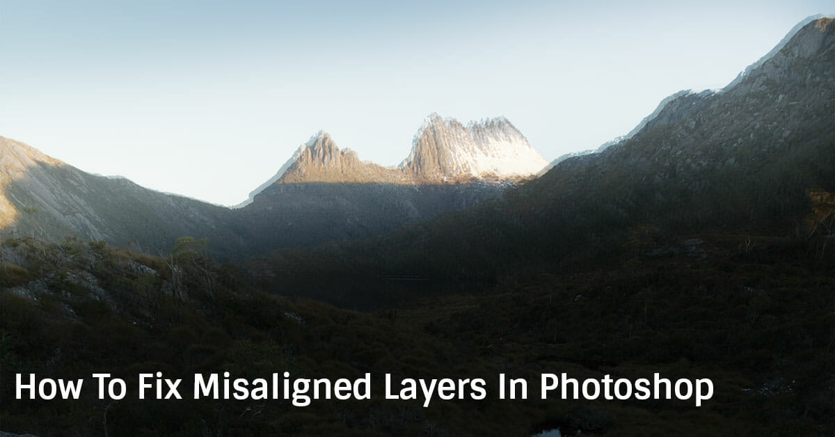 How to fix misaligned layers in Photoshop