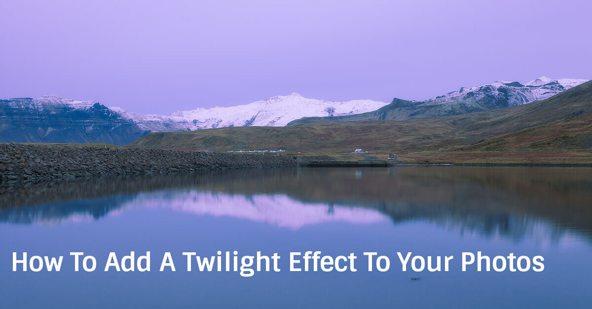 How to add a twilight effect to your photos in photoshop