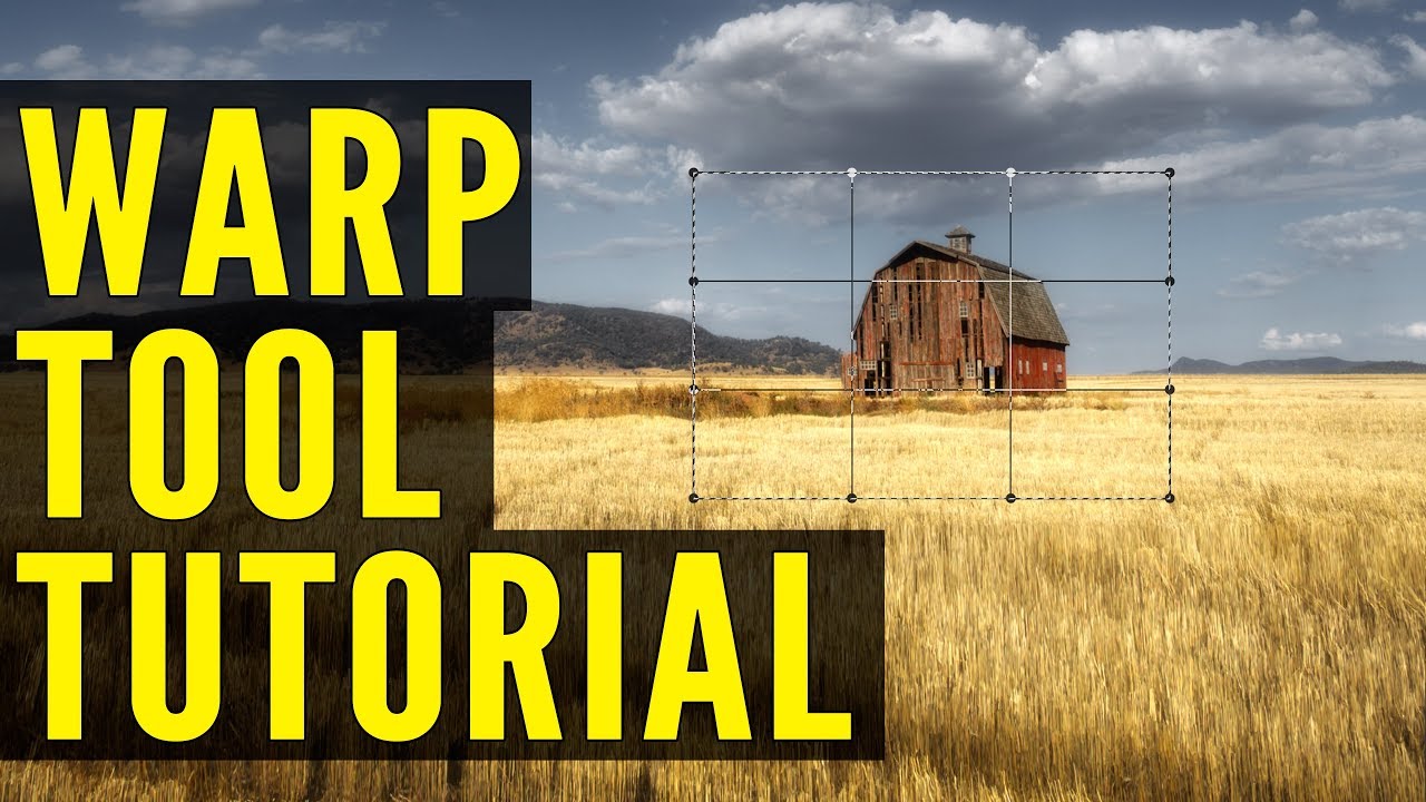 how to use the Photoshop WARP tool to correct lens distortion without ...