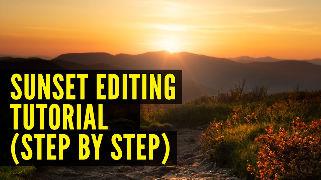How To Edit A Single Sunset Exposure in Photoshop