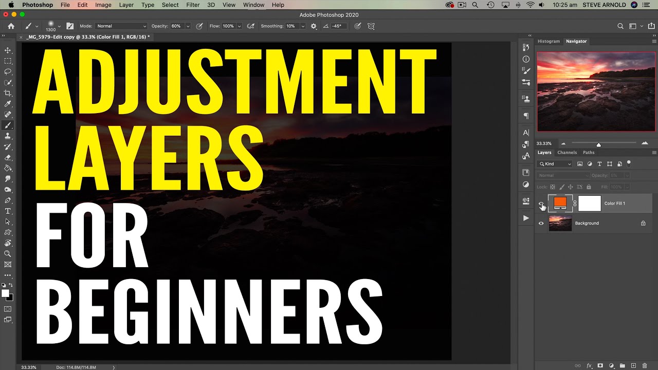 Adjustment Layers Photoshop Tutorial: For BEGINNERS ONLYPhoto Mastery Club